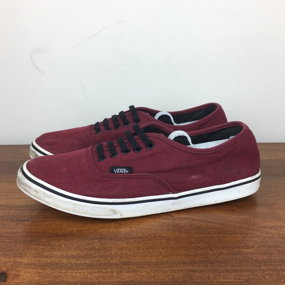 Vans | Shoes | Vans Otw Lo Pro T375 Dark Red Shoes Sneakers Size Mens ...
